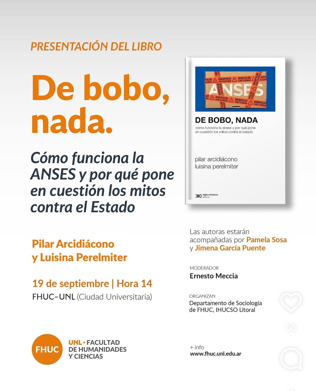 Presentación del libro: ""De bobo, nada. Cómo funciona la ANSES